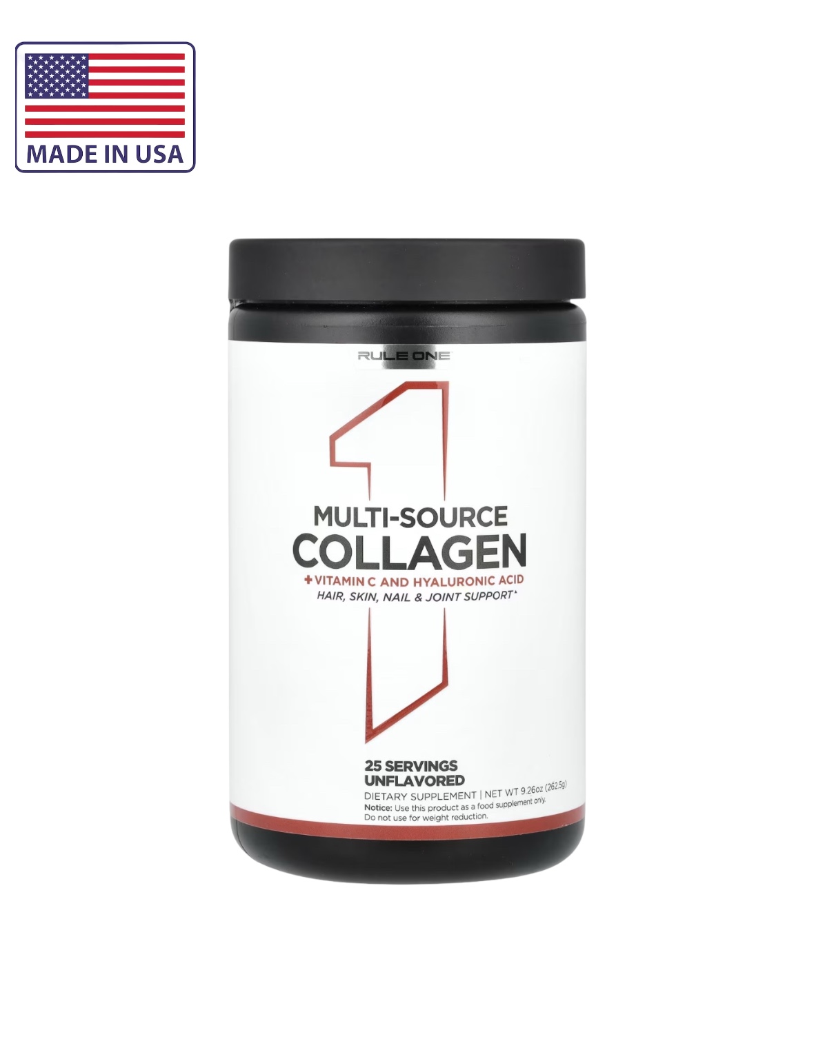 Rule 1 Multi-Source Collagen 25 дози /БЕЗ ВКУС/ – Power Beauty