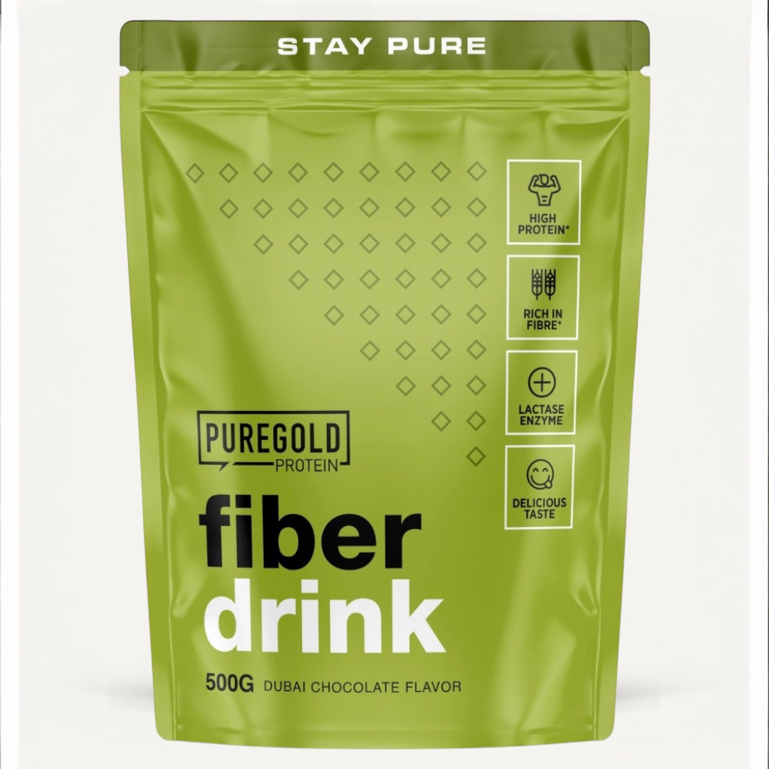 Pure Gold – Fiber Drink 500g (с вкус Дубайски шоколад) – Power Beauty